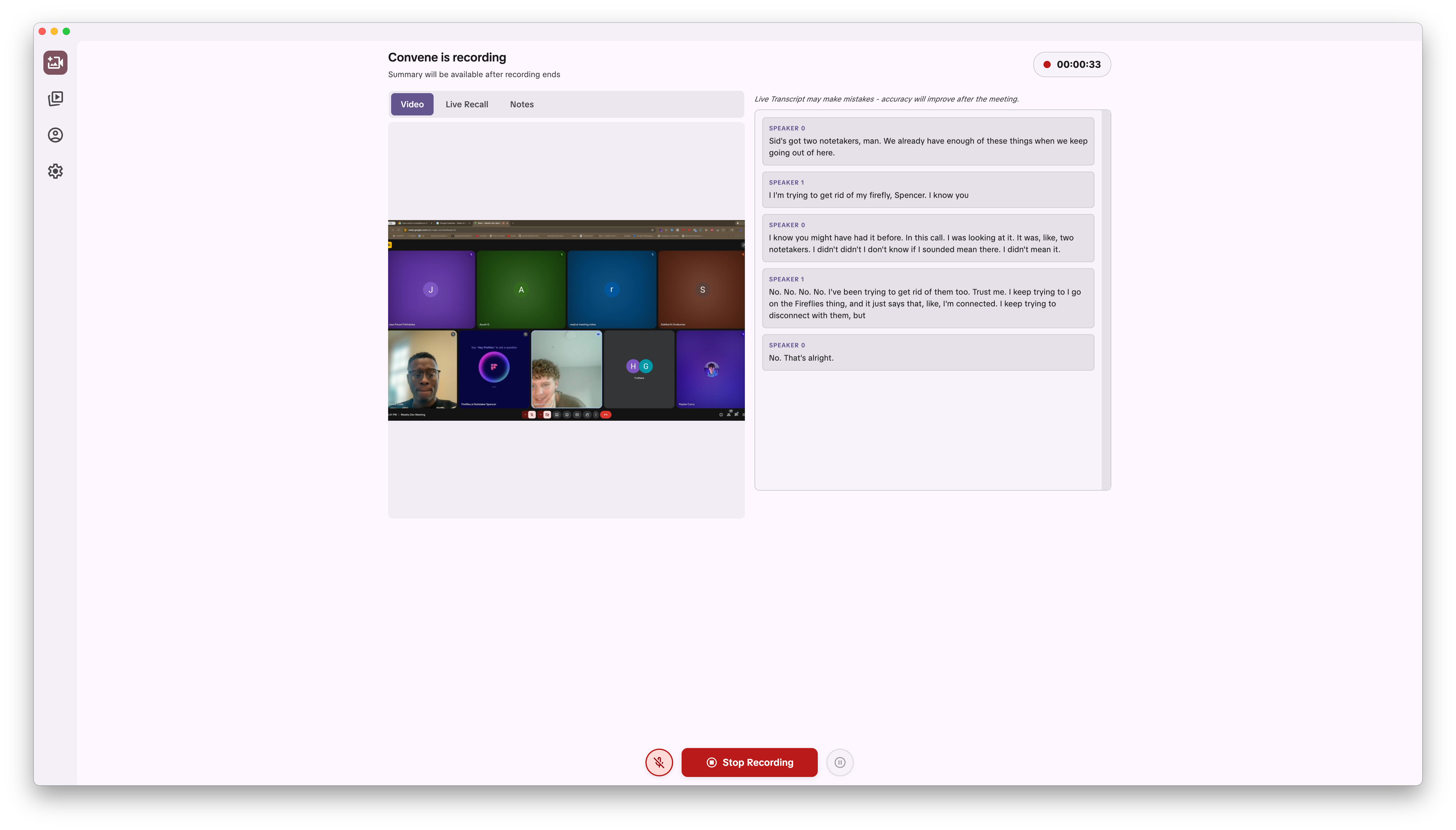 Convene - Your Silent Meeting Partner